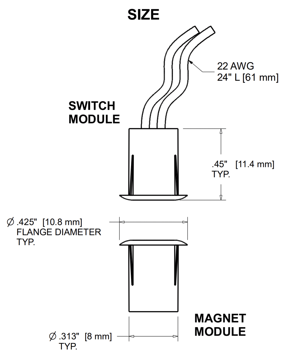 Proximity Switch & Magnet 1597 - MAGNASPHERE